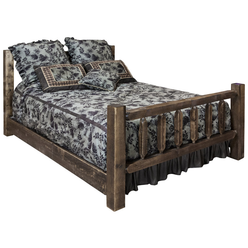 Loon Peak® Abella Solid Wood Slat Bed And Reviews Wayfair